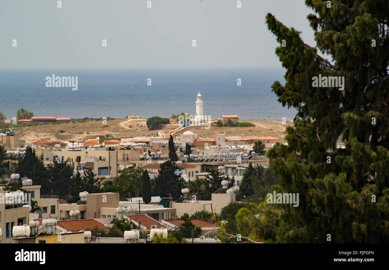 View to Paphos Point from the towns market. Cyprus Stock Photo - Alamy
