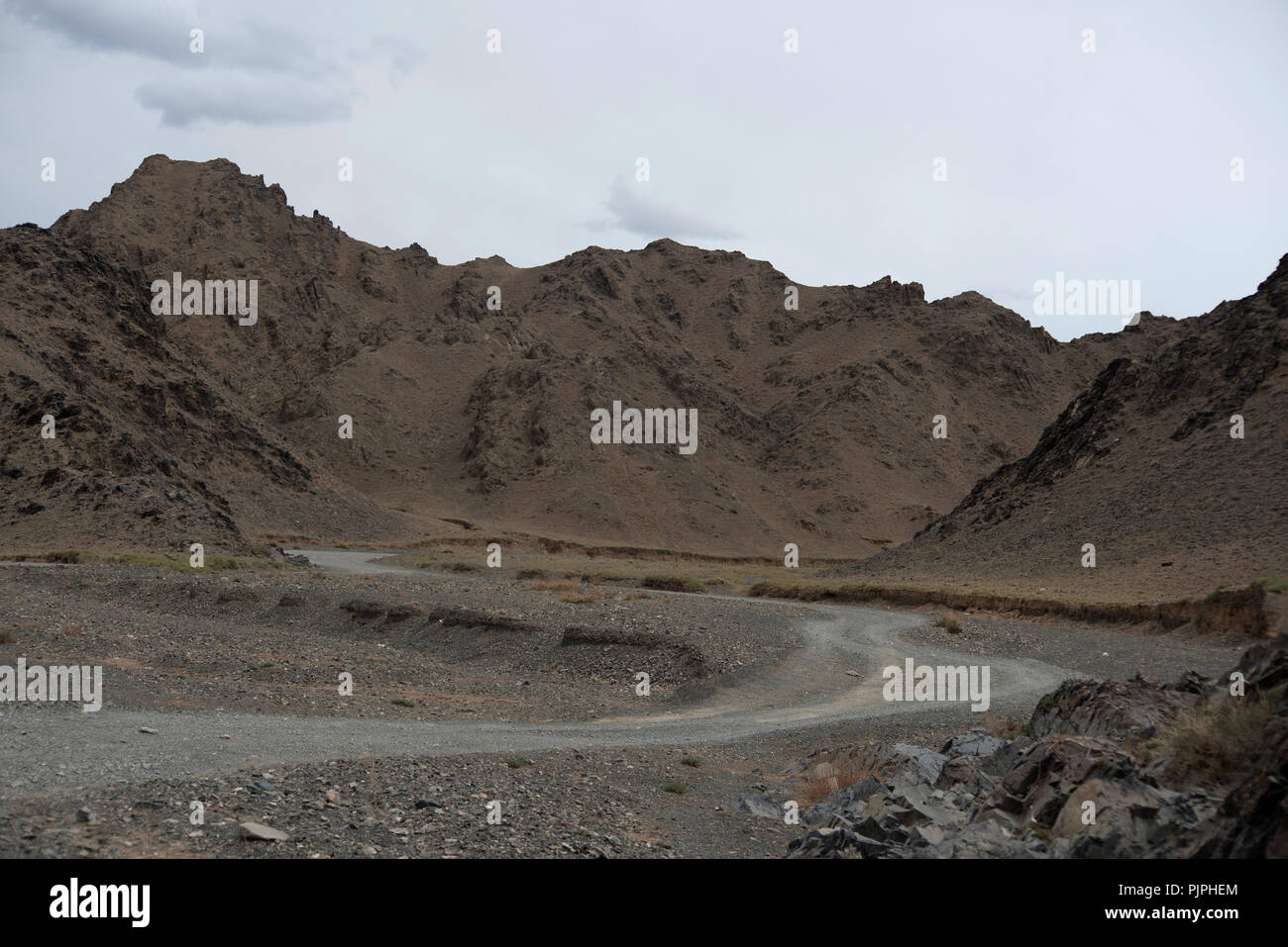 The Mongolian countryside Stock Photo - Alamy
