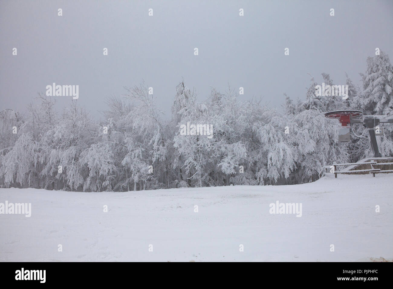 snowy landscape and streets, Winter Stock Photo - Alamy