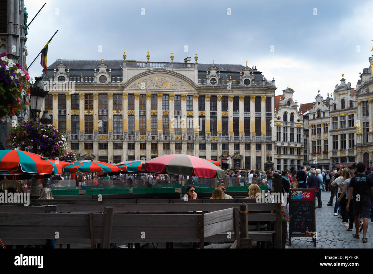 Central square in Brussels Stock Photo - Alamy