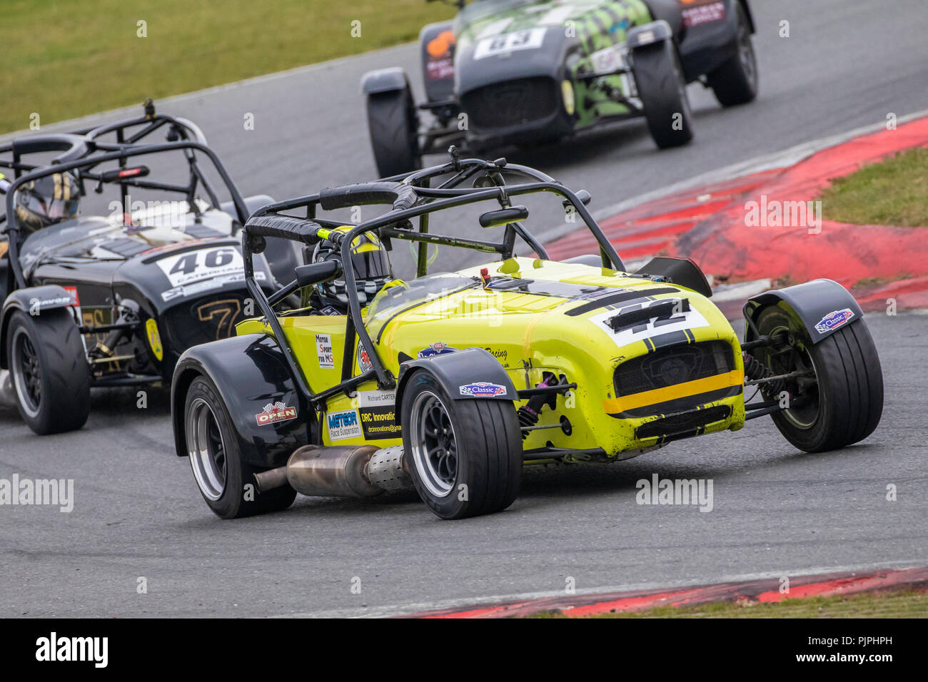 2010 Caterham R300, Class H, with driver Richard Carter during the Gold ...