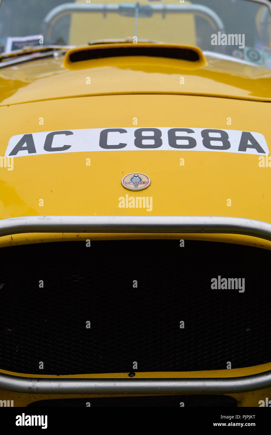 Close up picture of a classic AC Cobra car Stock Photo - Alamy