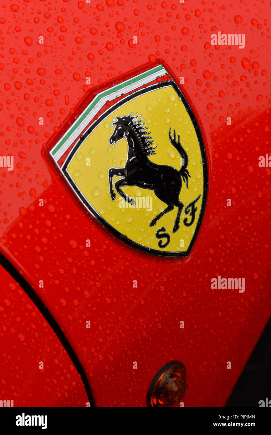 Close up of a Ferrari 488 supercar Stock Photo - Alamy