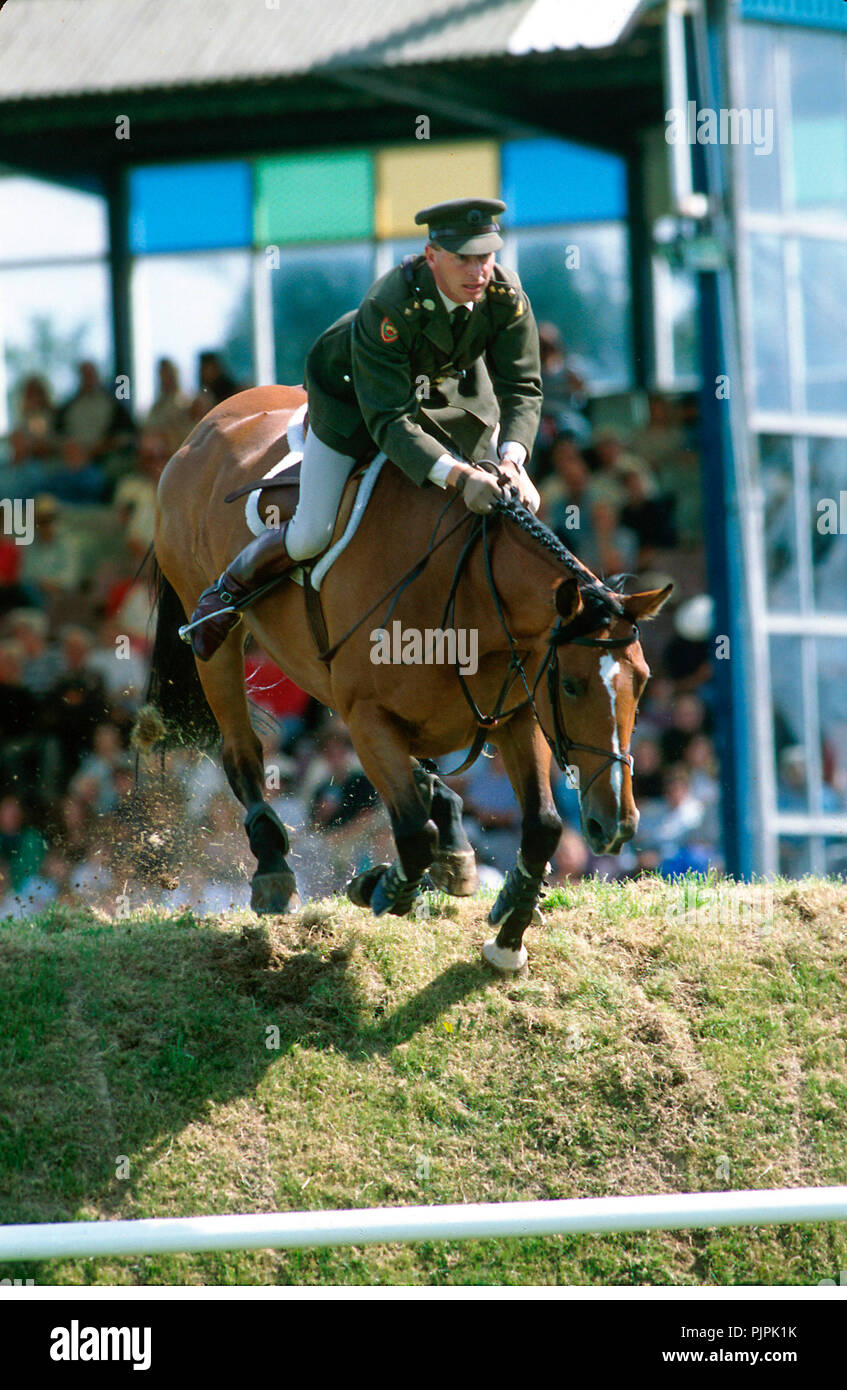 Silk Cut Derby Hickstead, 1993, Capt. John Ledingham (IRE) riding ...