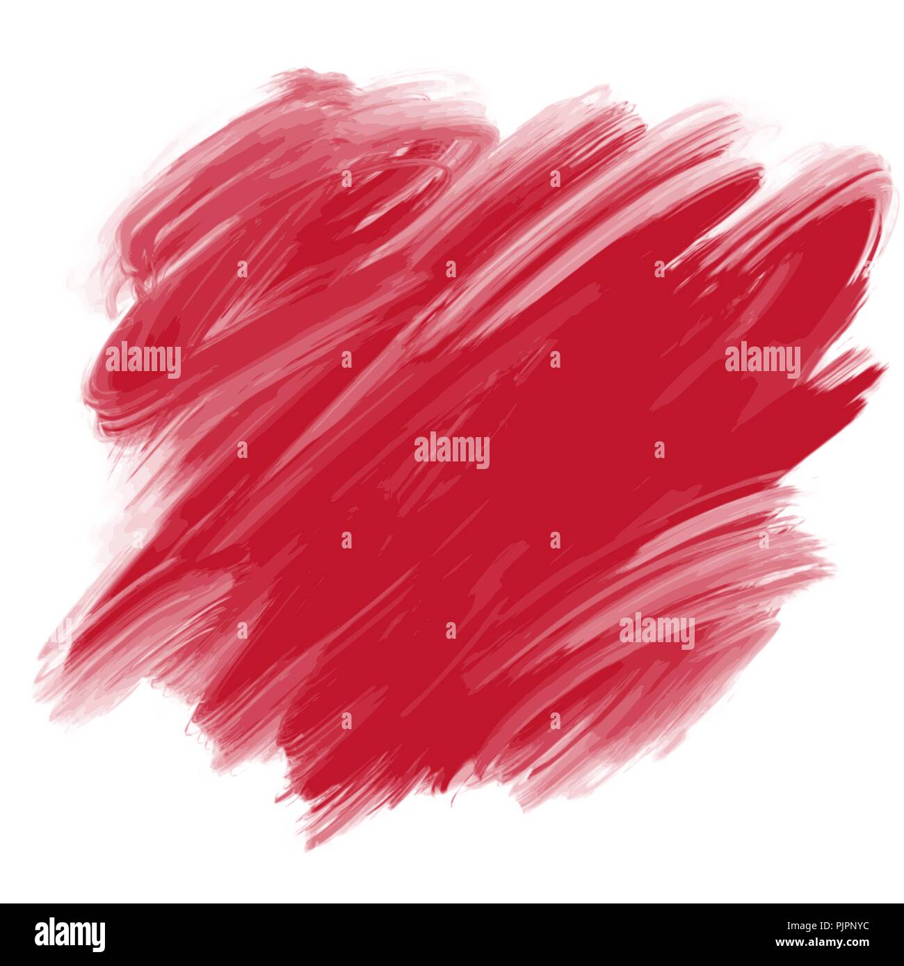 red gouache paint scribble stain background pattern, vector ...