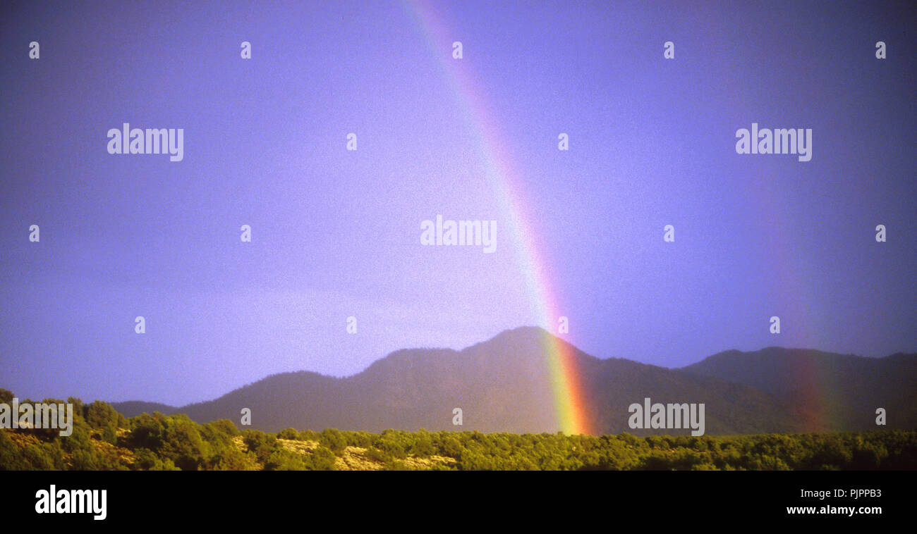 Rainbow, New Mexico Stock Photo - Alamy