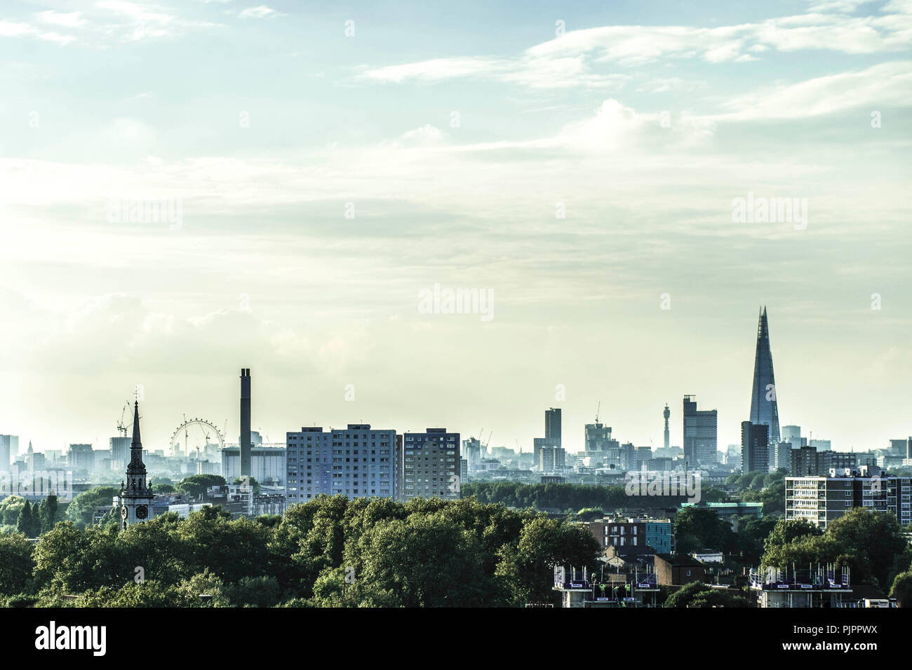 London skyline birds hi-res stock photography and images - Alamy