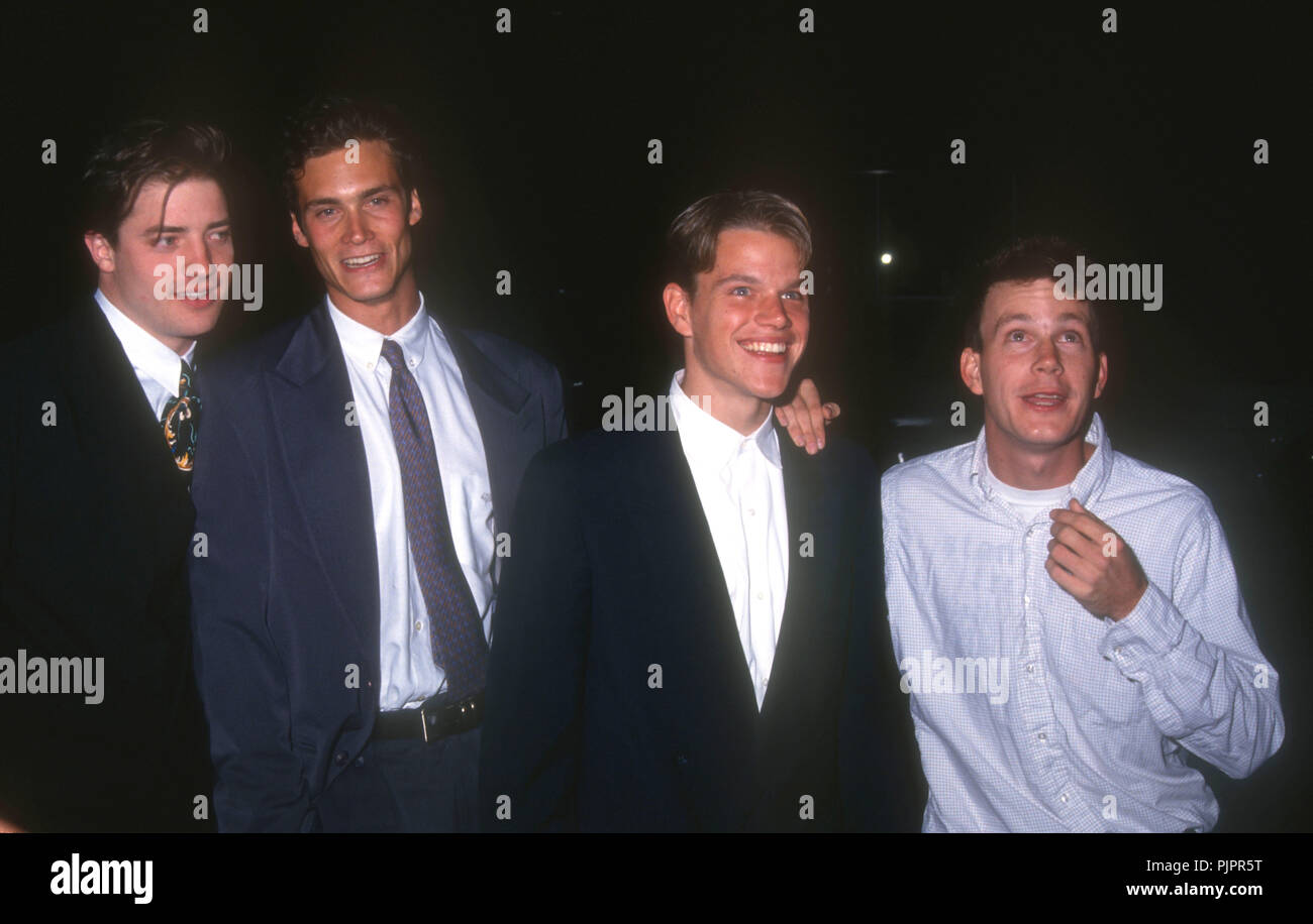 BEVERLY HILLS, CA - SEPTEMBER 11: (L-R) Actors Brendan Fraser, Randall ...