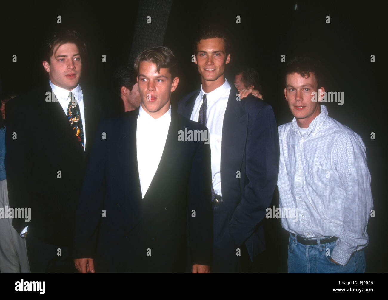 BEVERLY HILLS, CA - SEPTEMBER 11: (L-R) Actors Brendan Fraser, Matt ...