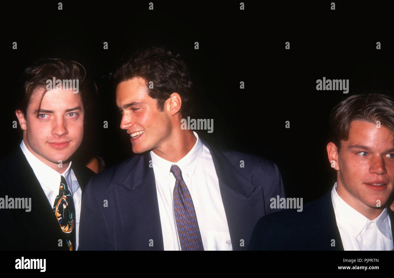 BEVERLY HILLS, CA - SEPTEMBER 11: (L-R) Actors Brendan Fraser, Randall ...
