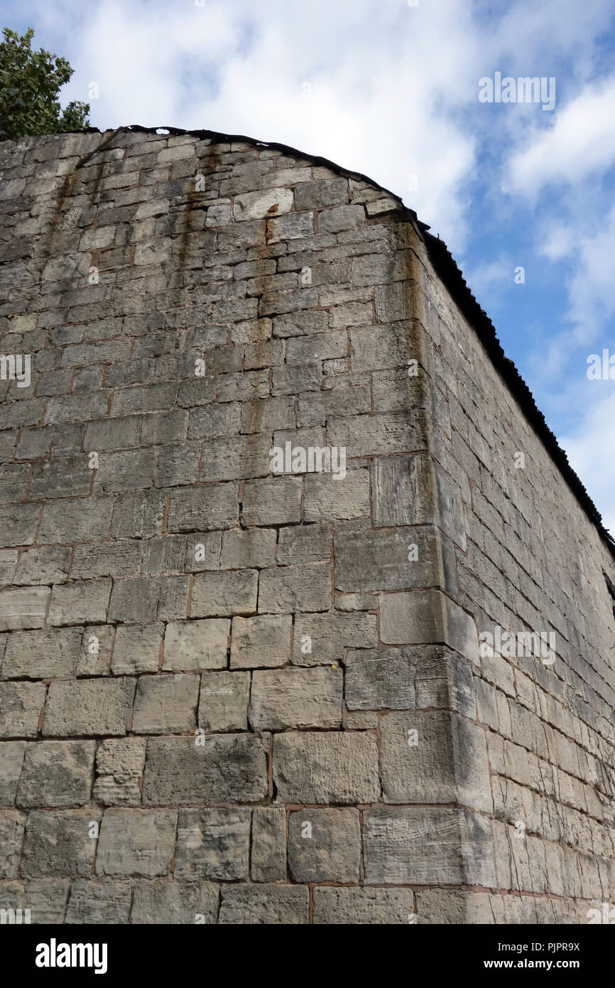 Corner view of 17th Century Barn on the Sandbeck Park Estate a ...