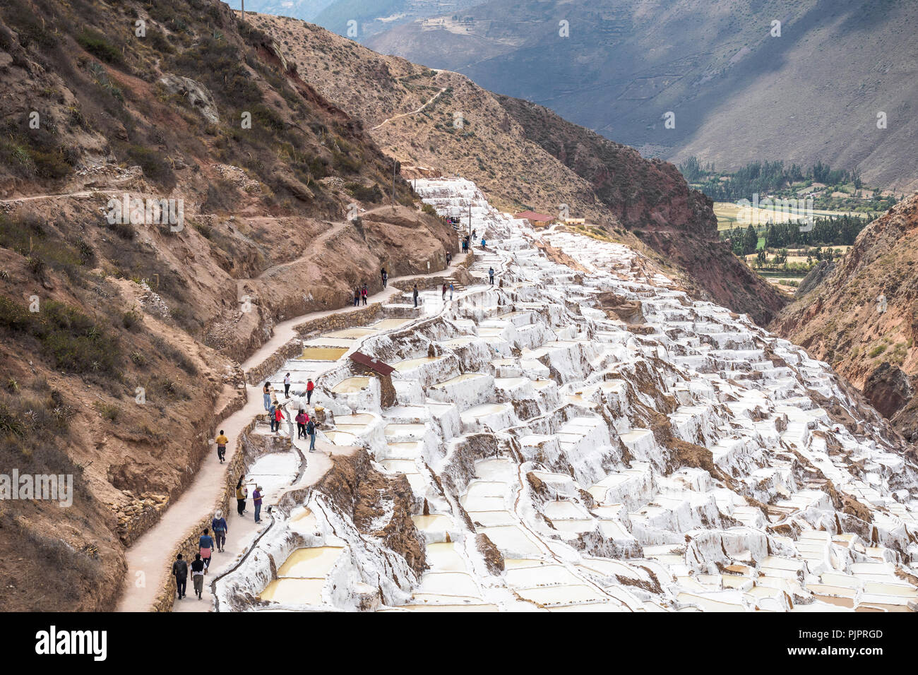 The Maras Salt Mines – Peru’s most amazing Inca site Stock Photo - Alamy