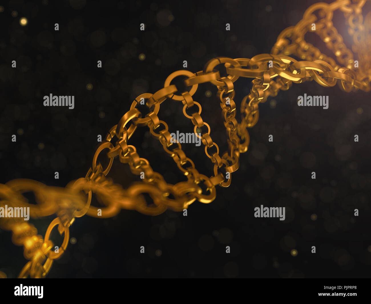 DNA chain. Abstract scientific background. Beautiful illustraion ...