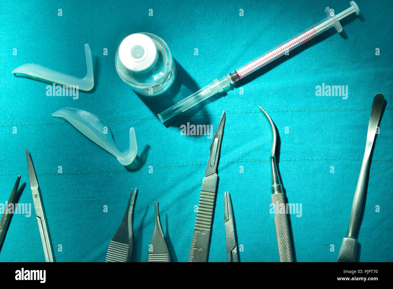 Surgical instruments, silicone nasal implant and silicone chin implants ...