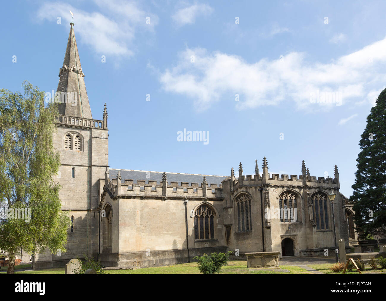 Church of Saint Andrew, Chippenham, Wiltshire, England, UK Stock Photo ...