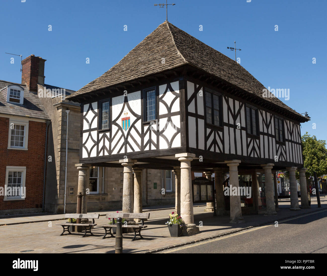 Town Hall building original seventeenth century restored 1889 now a ...