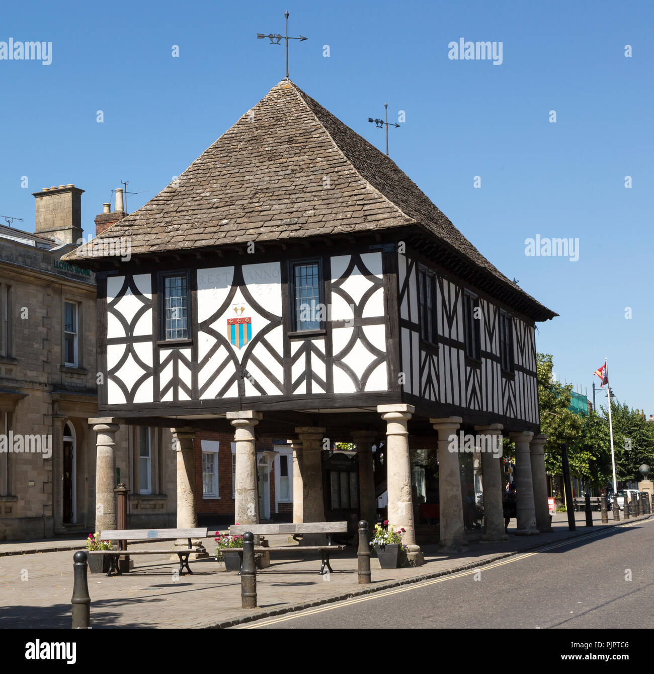 Town Hall building original seventeenth century restored 1889 now a ...