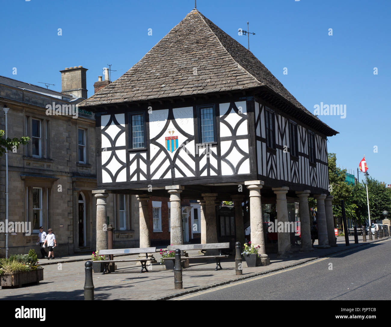 Town Hall building original seventeenth century restored 1889 now a ...