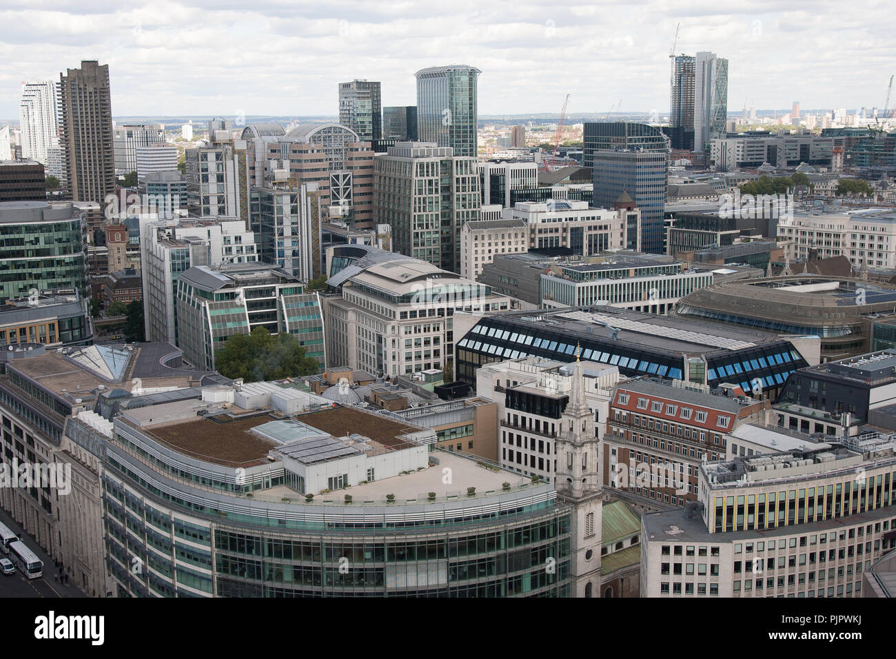 London landscape from St Paul's Cathedral Stock Photo - Alamy