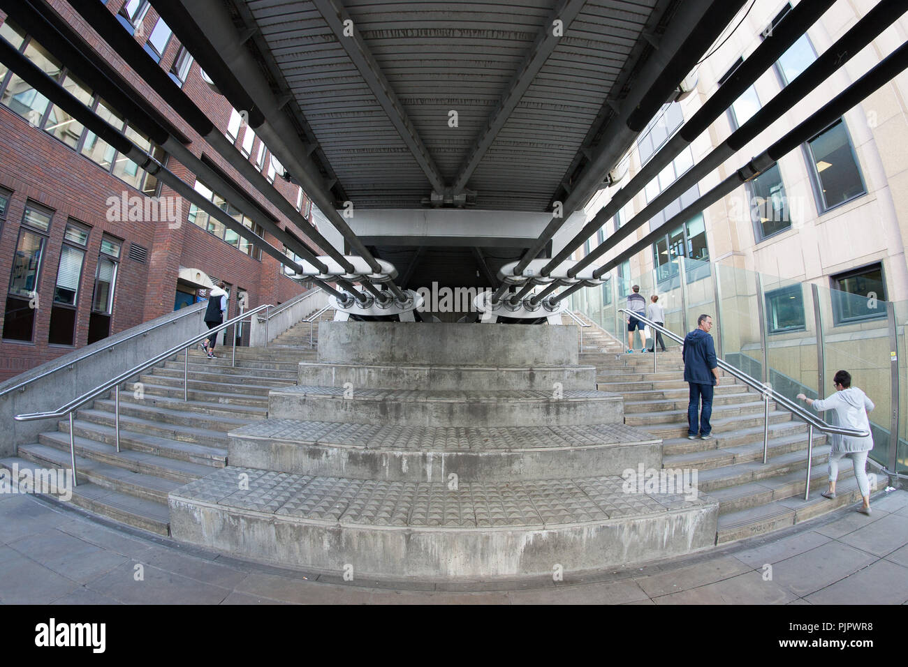millennium bridge river Thames London Stock Photo - Alamy
