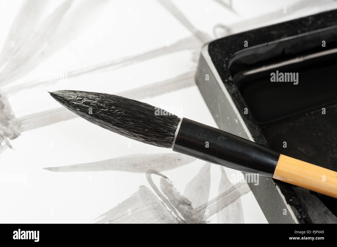 traditional writing brush, Japanese writing brush, Chinese writing ...