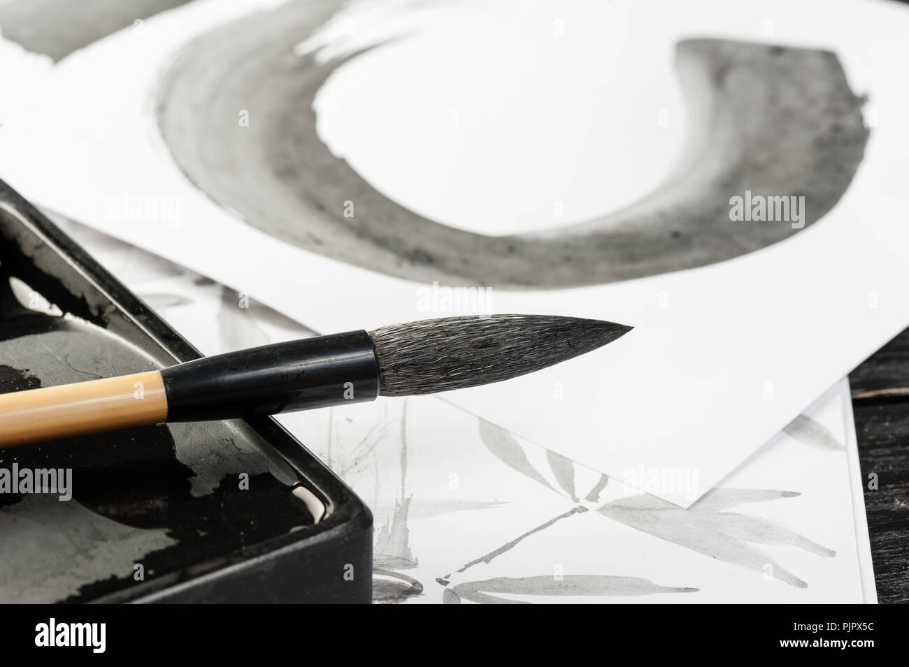 traditional writing brush, Japanese writing brush, Chinese writing ...