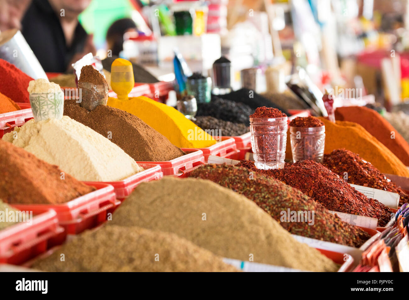 Traditional bazaar with spices in Tashkent, Uzbekistan Stock Photo - Alamy