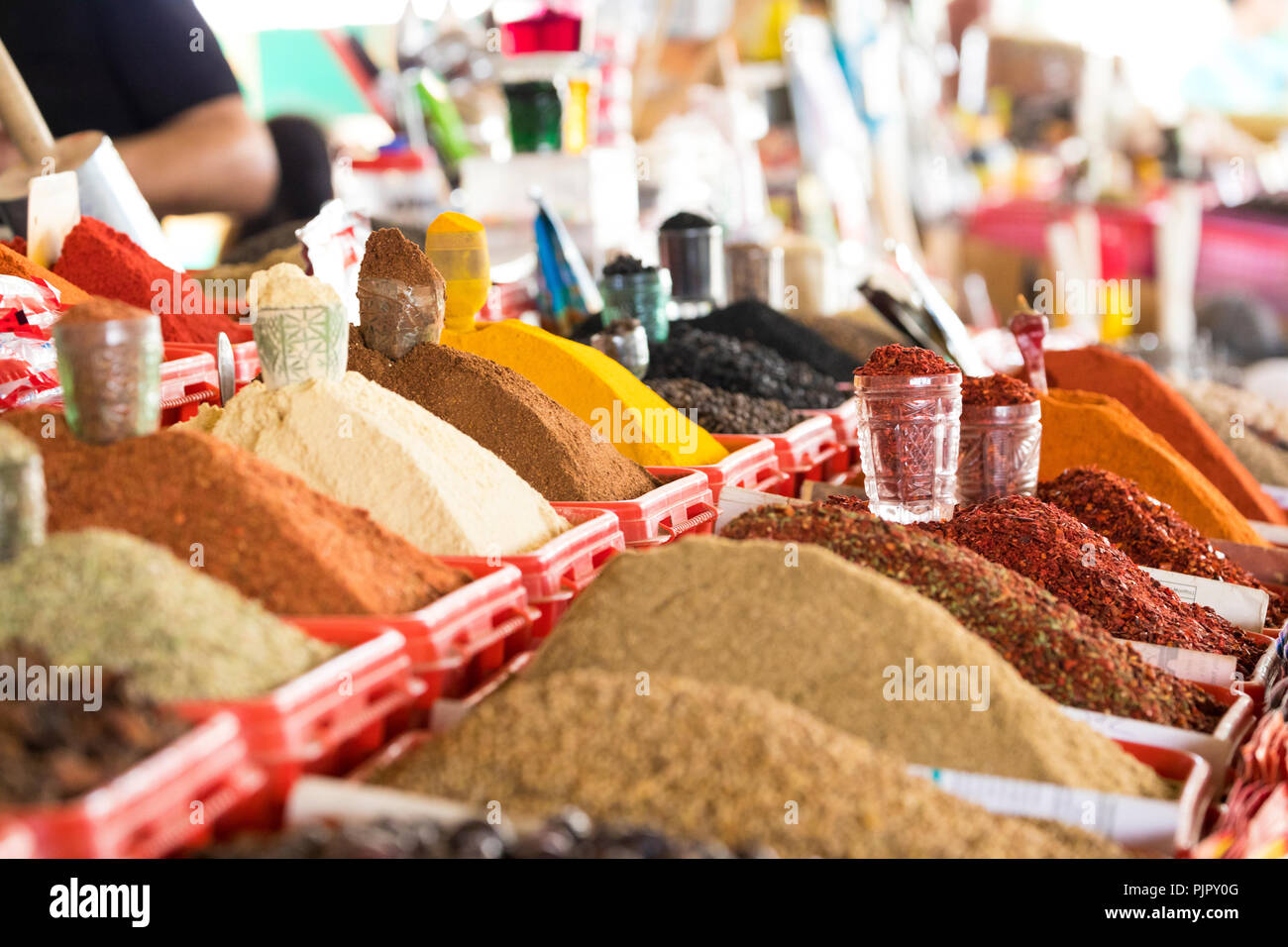 Traditional bazaar with spices in Tashkent, Uzbekistan Stock Photo - Alamy