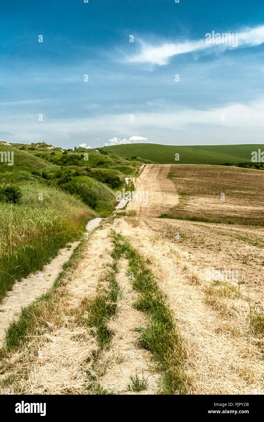 The Accona desert,Crete senesi,Tuscany,Italy.2018 Stock Photo - Alamy