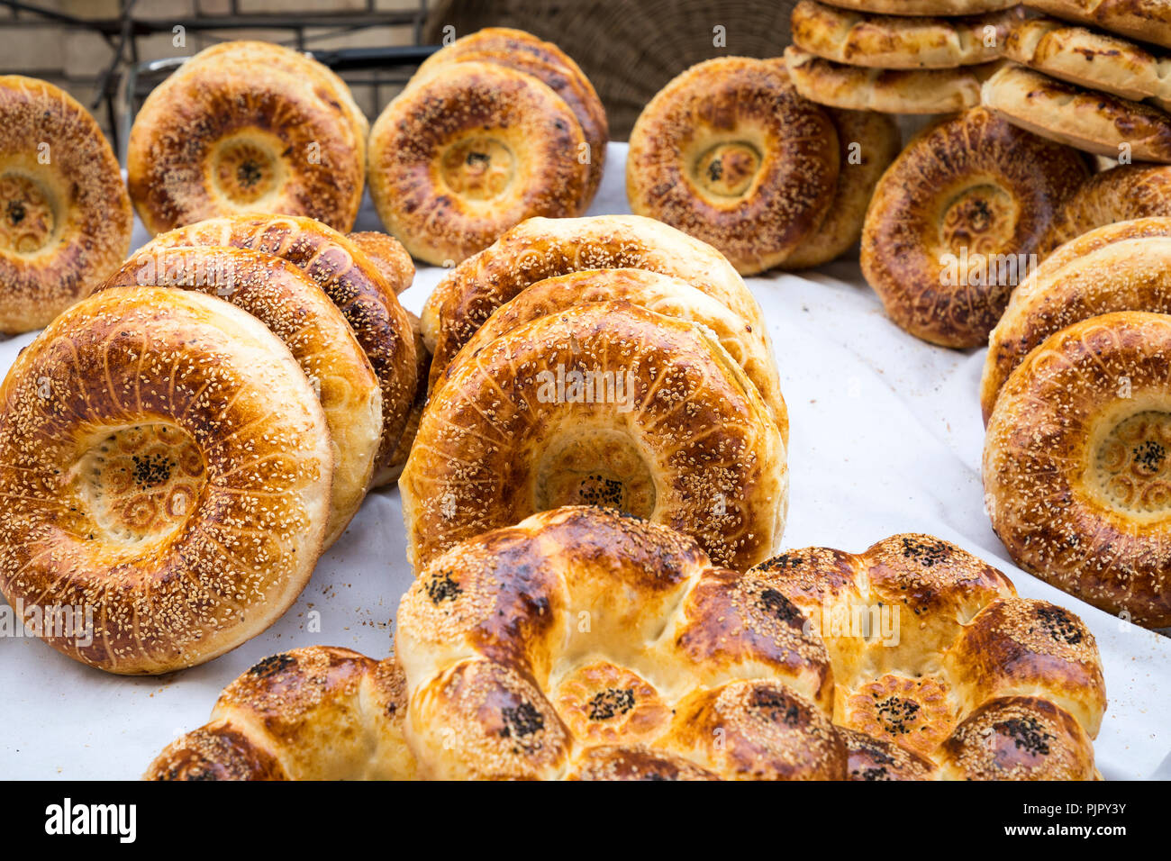 Tashkent uzbekistan bread hi-res stock photography and images - Alamy