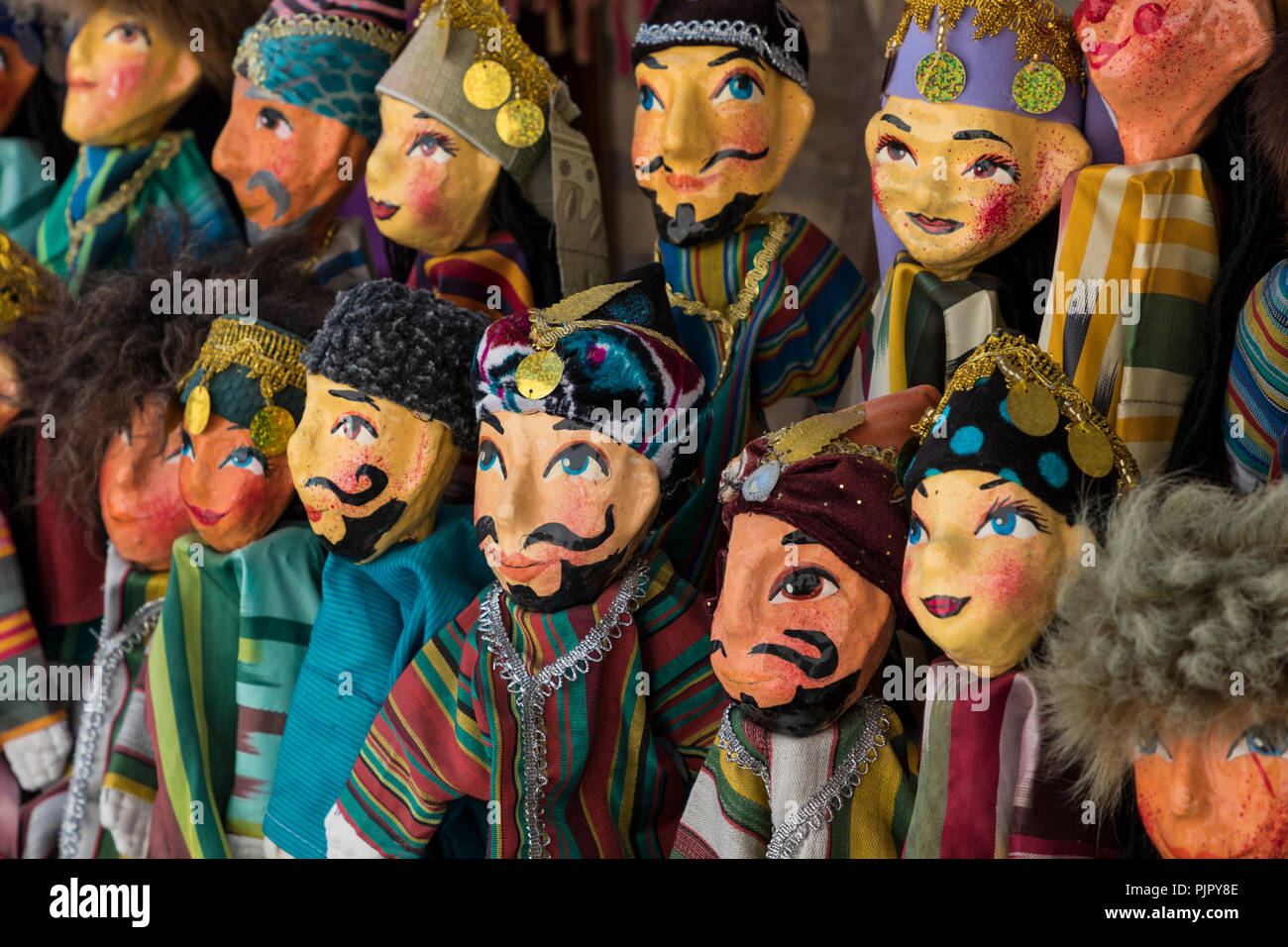Traditional oriental doll in Bukhara Bazaar, Uzbekistan Stock Photo - Alamy