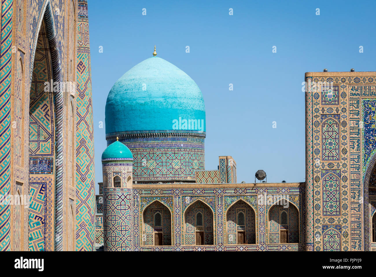 The Registan, the heart of the ancient city of Samarkand - Uzbekistan ...