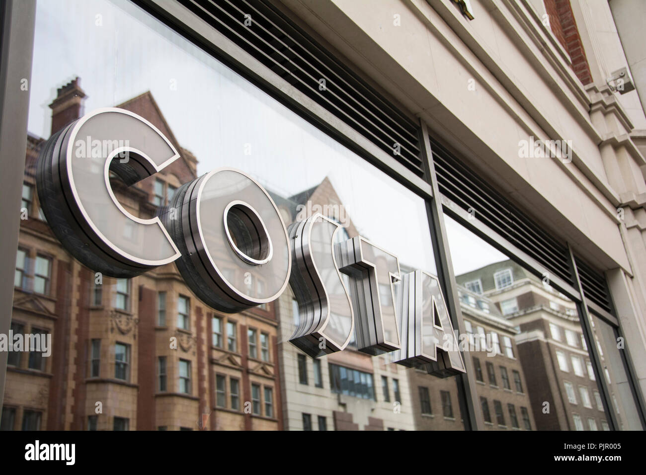 Costa Coffee signage Stock Photo - Alamy