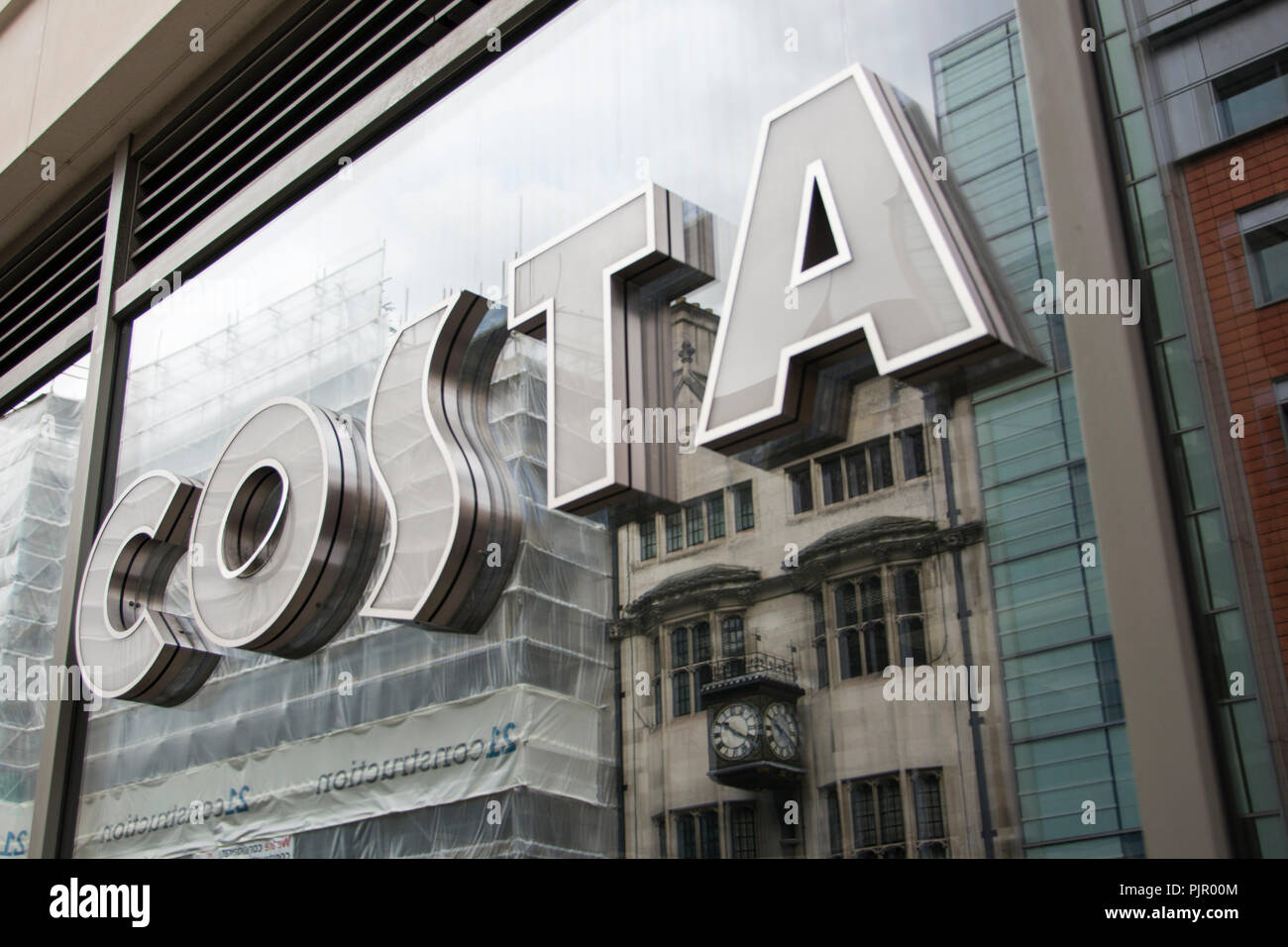 Costa Coffee signage Stock Photo - Alamy