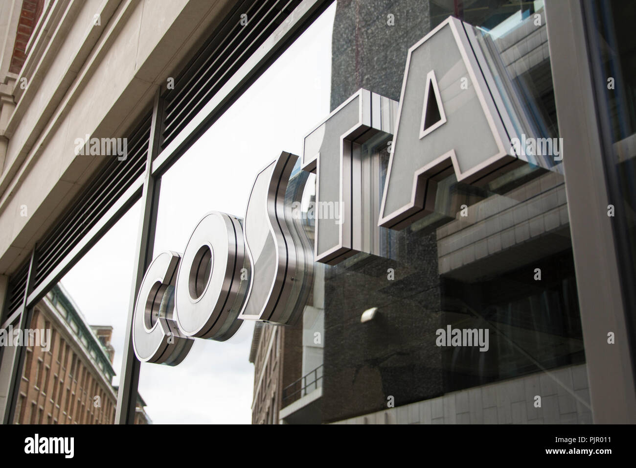Costa Coffee signage Stock Photo - Alamy