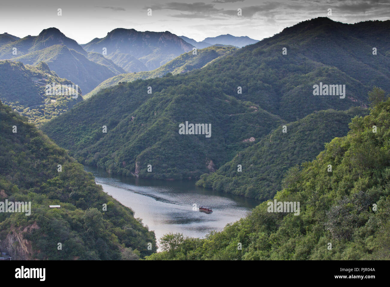 Badaling Great Wall of China/National Forest Park Stock Photo - Alamy