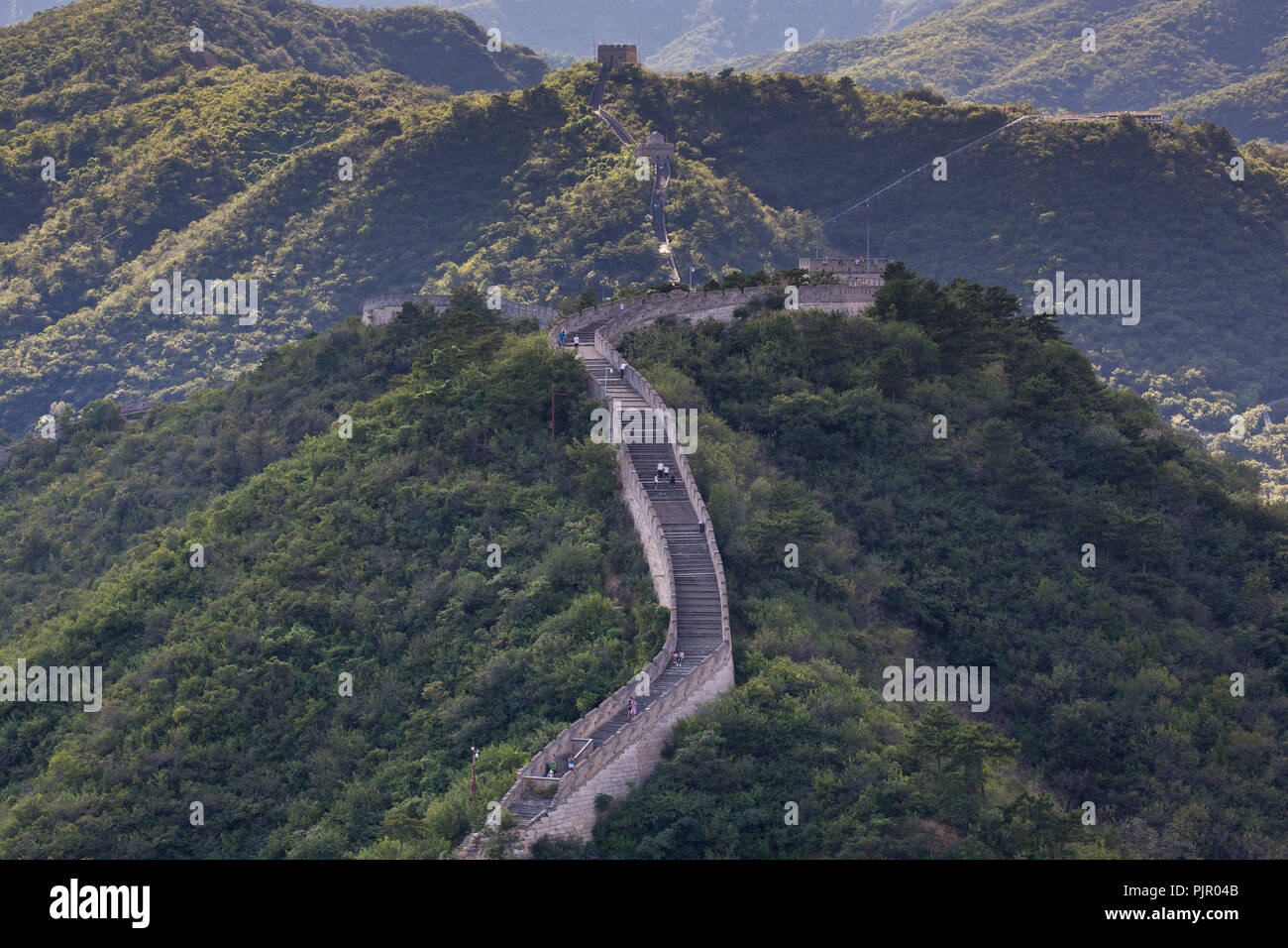 Badaling Great Wall of China/National Forest Park Stock Photo - Alamy