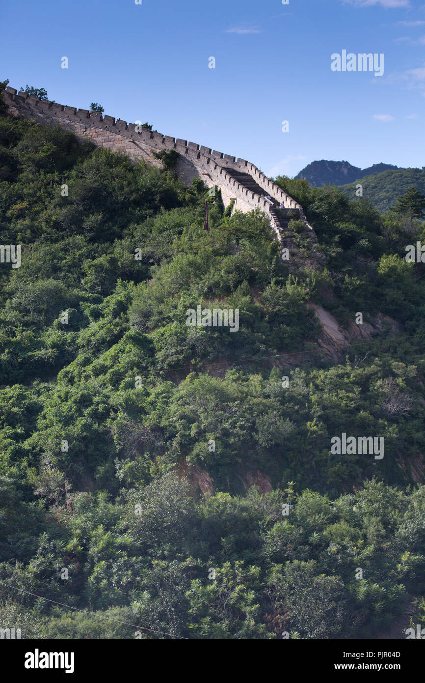 Badaling Great Wall of China/National Forest Park Stock Photo - Alamy