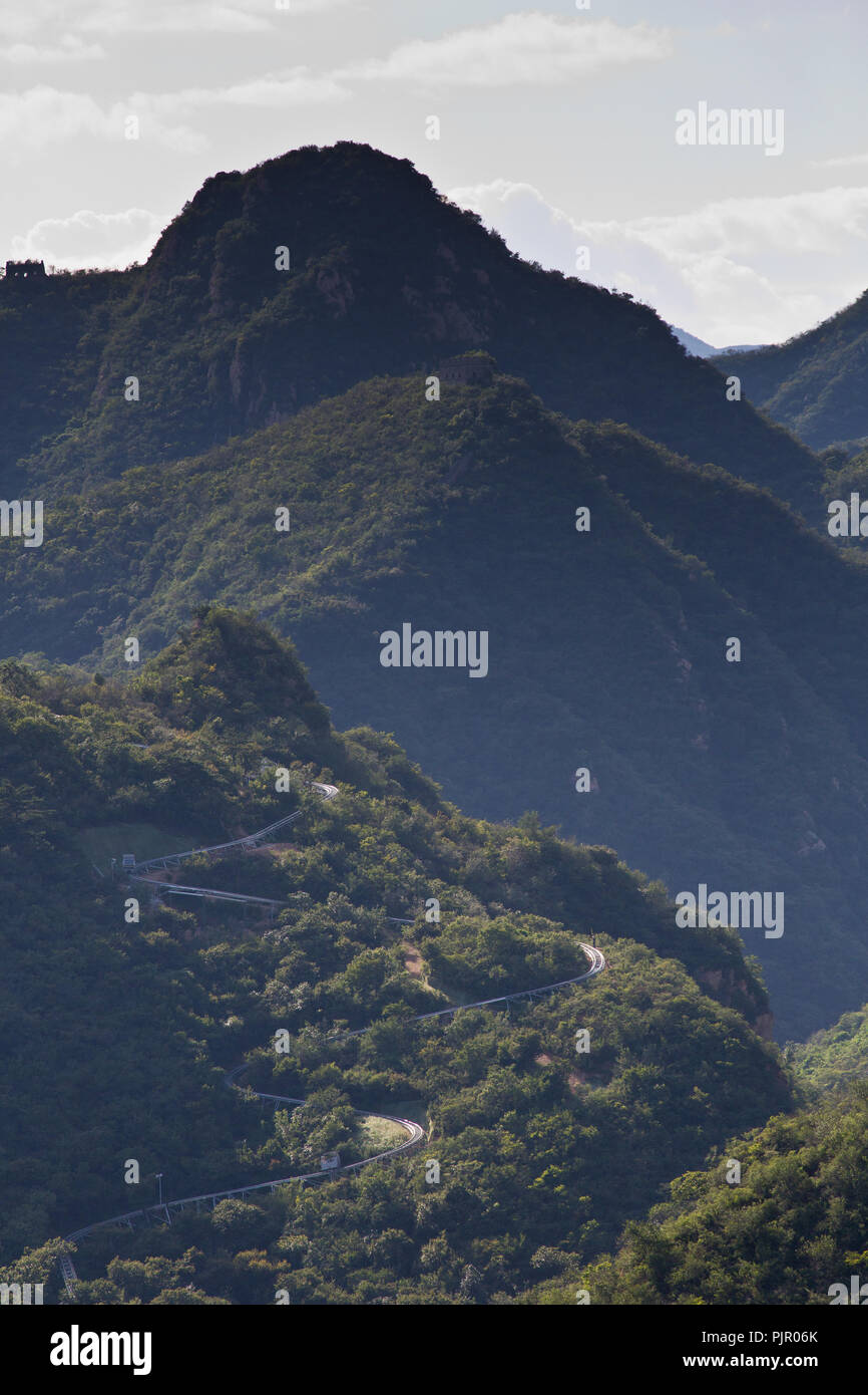 Badaling Great Wall of China/National Forest Park Stock Photo - Alamy