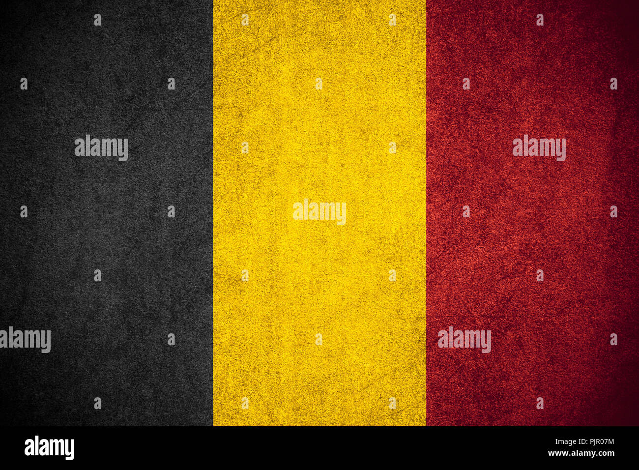 flag of Belgium or Belgian banner on rough pattern texture Stock Photo ...