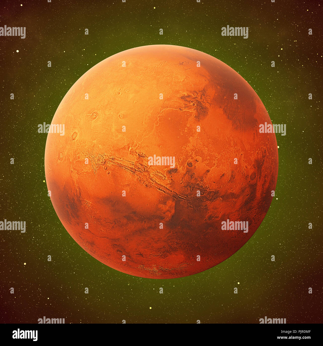 Diagram Of Mars Red Planet
