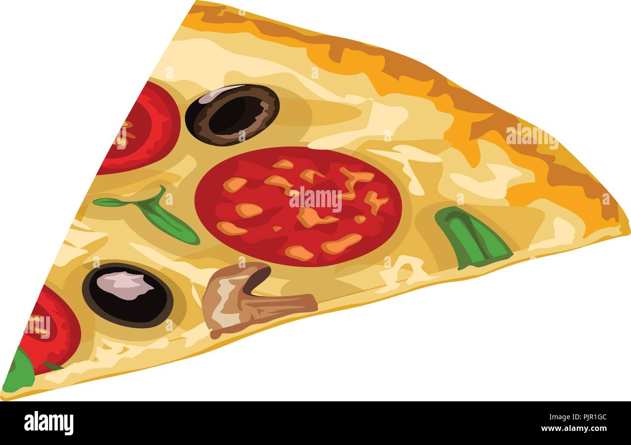pizza slice isolated Stock Vector Image & Art - Alamy