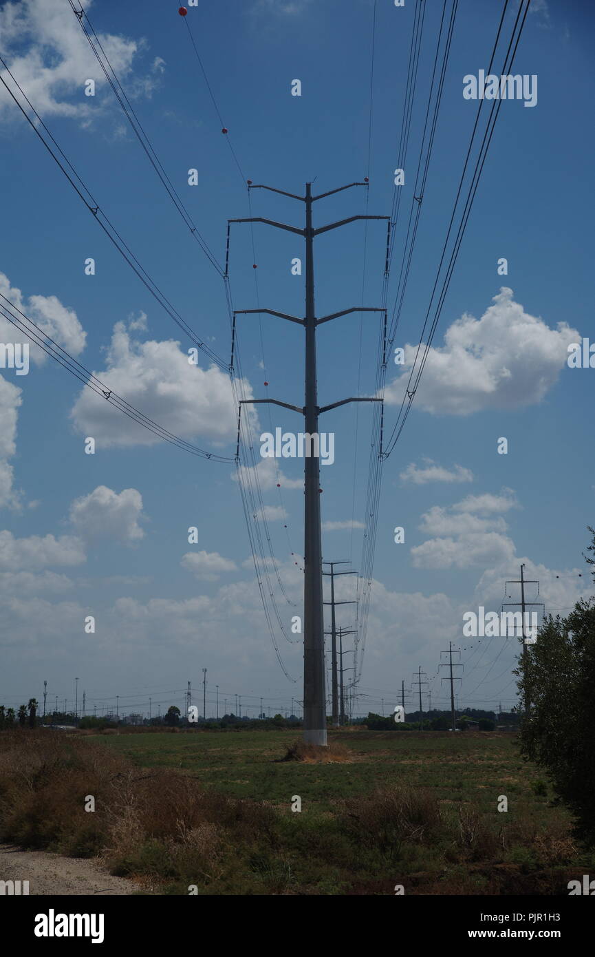 Electric supply tower isolate hi-res stock photography and images - Alamy
