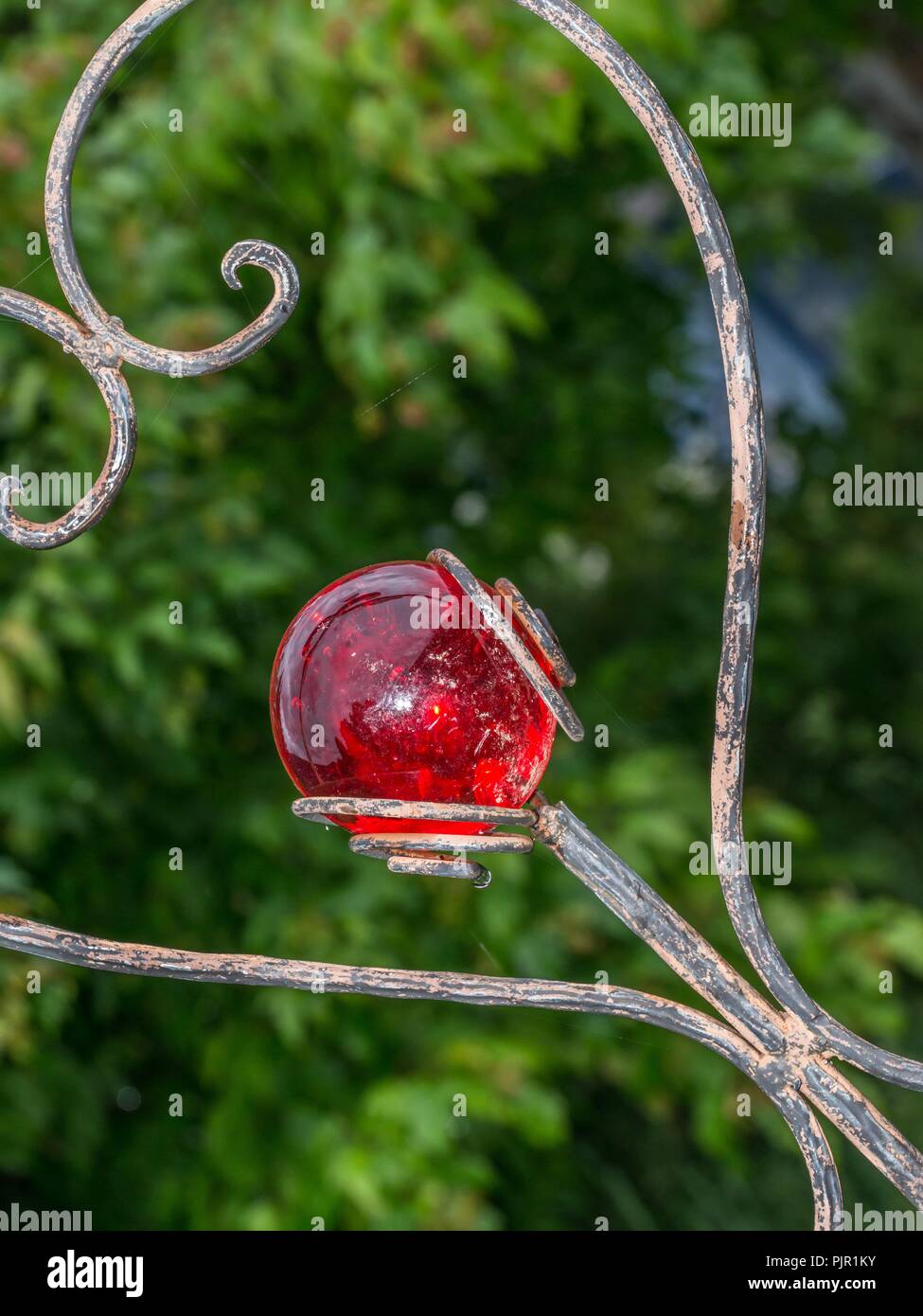 Heart shaped metal garden plug hi-res stock photography and images - Alamy
