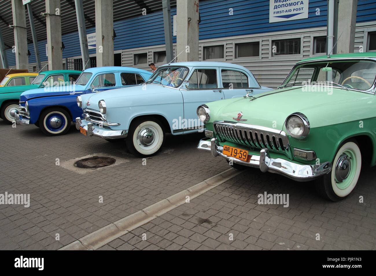 Retromotorfest, Vintage car festival Stock Photo - Alamy