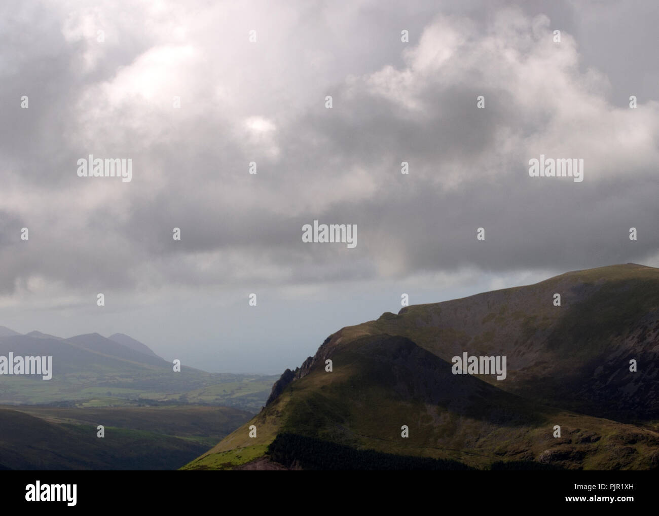 Views from Snowdon Stock Photo - Alamy