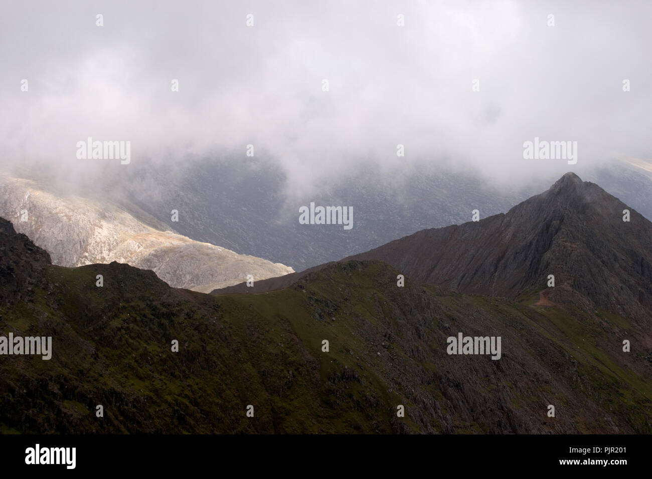 Views from Snowdon Stock Photo - Alamy