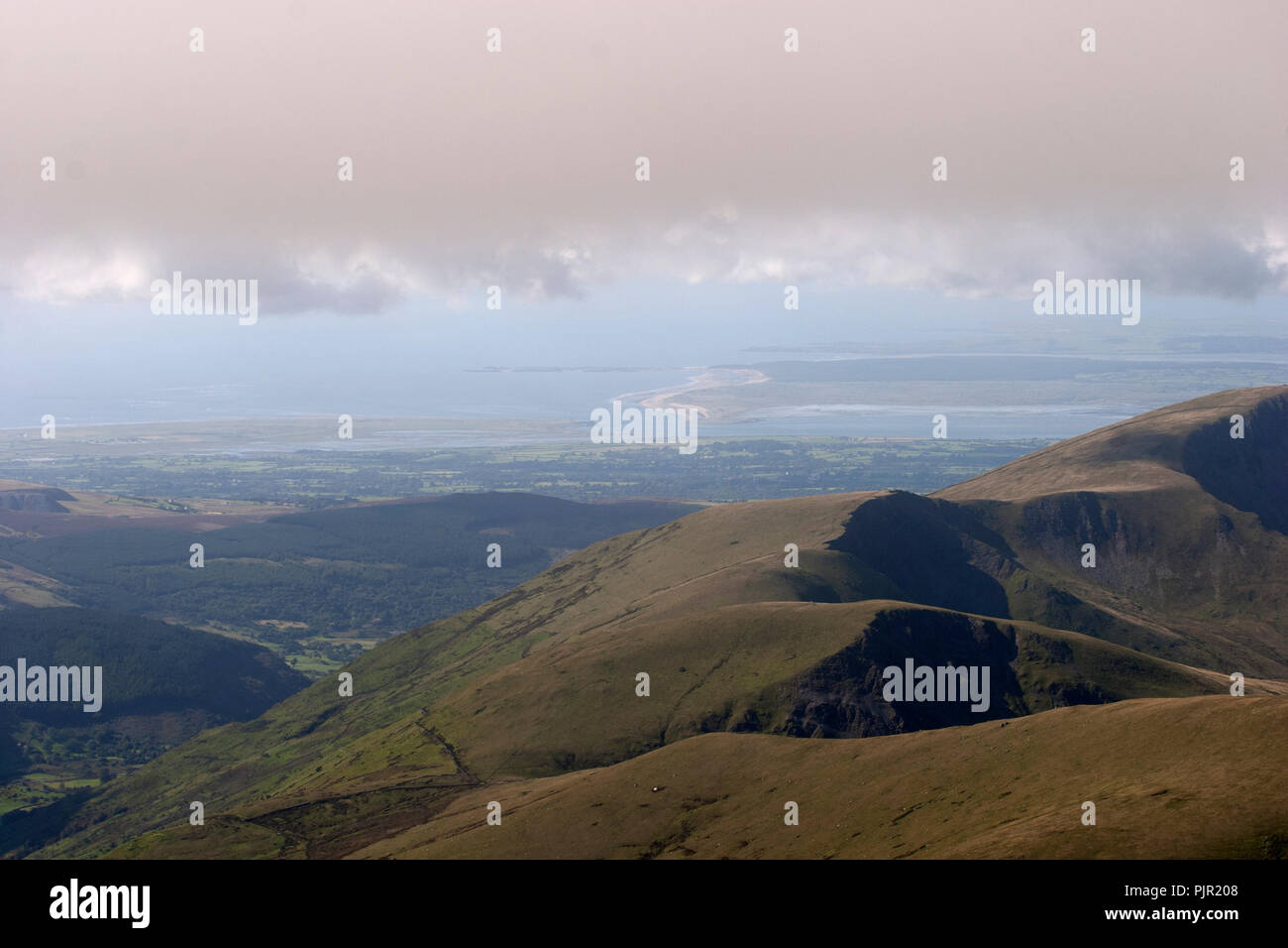 Views from Snowdon Stock Photo - Alamy