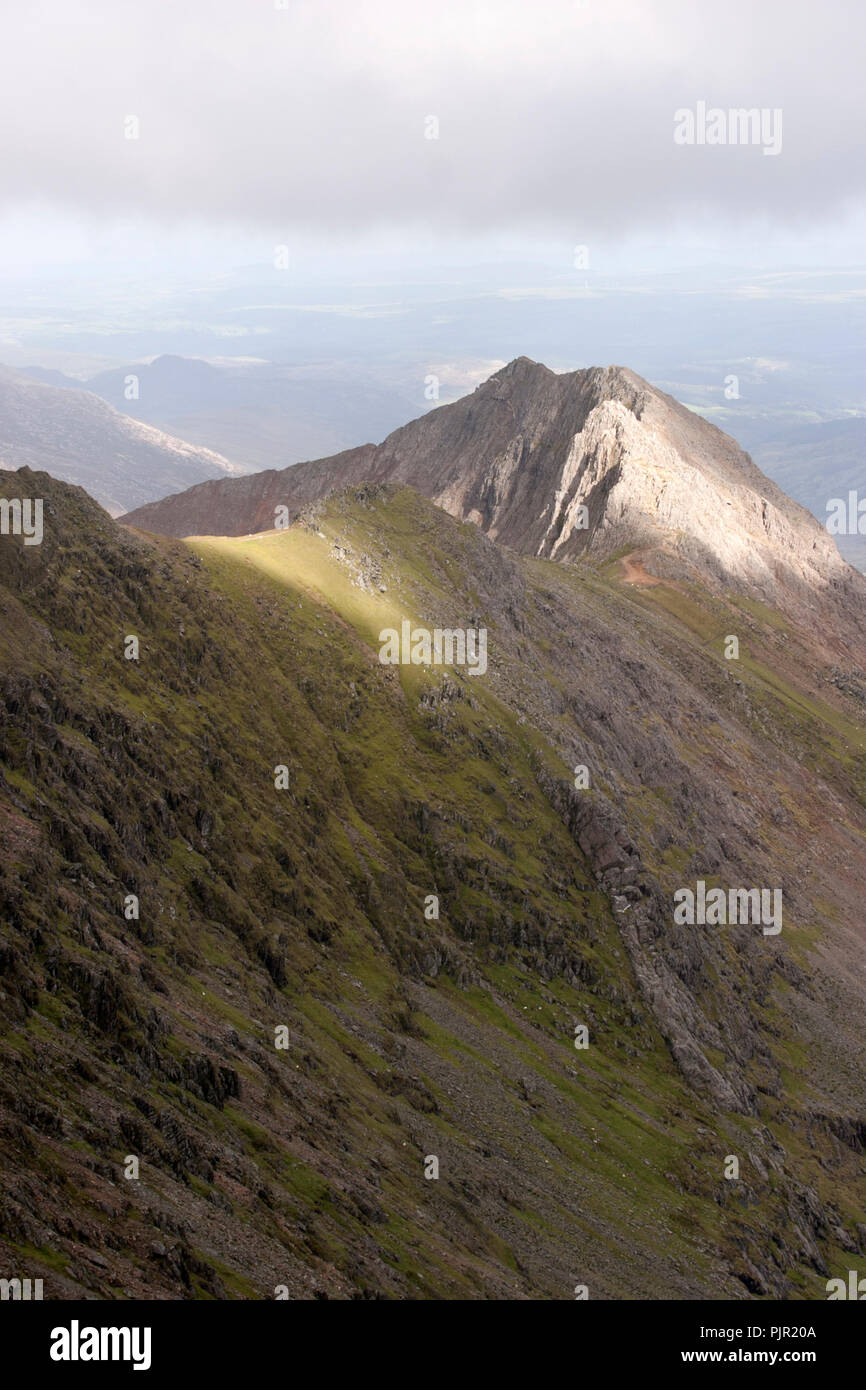 Views from Snowdon Stock Photo - Alamy