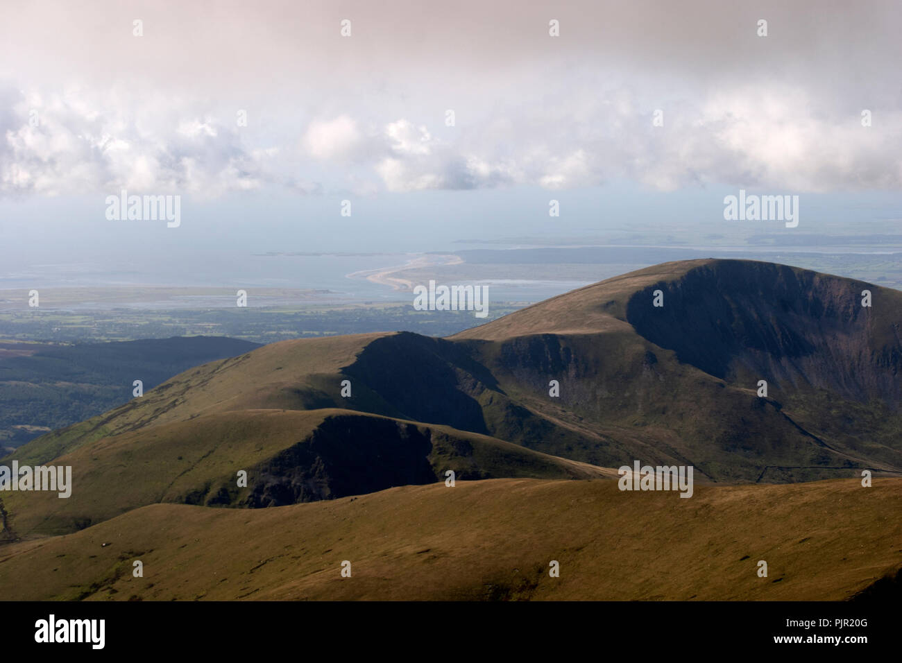 Views from Snowdon Stock Photo - Alamy